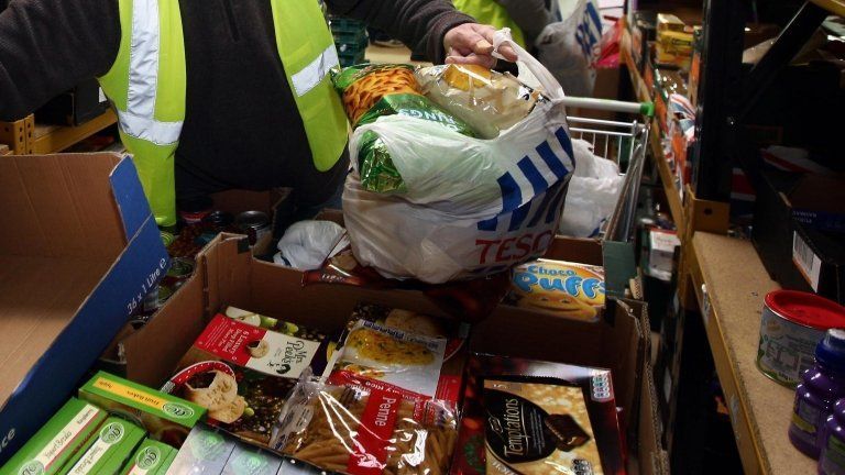 Jersey charity food parcel handouts double - BBC News