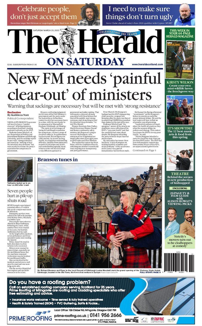 Scotland's papers: Scot jailed for Philippines abuse - BBC News