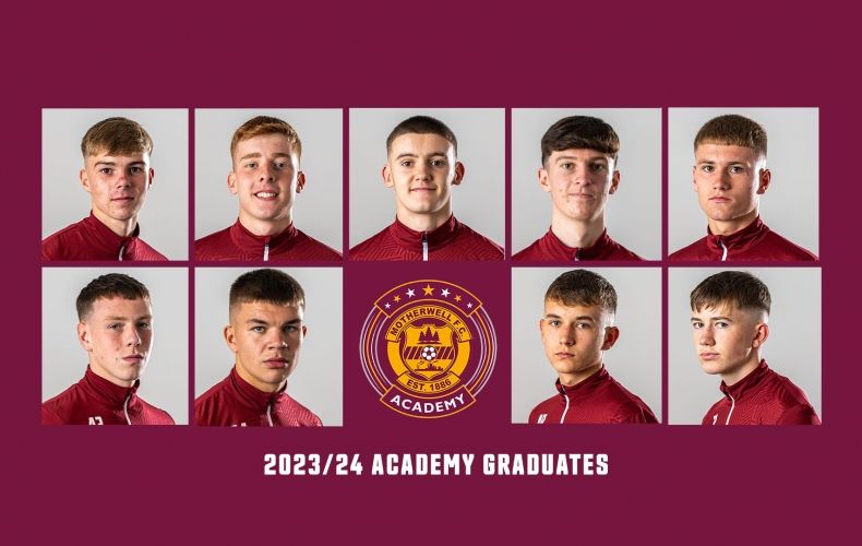 'Big milestone' for nine Motherwell academy graduates - BBC Sport