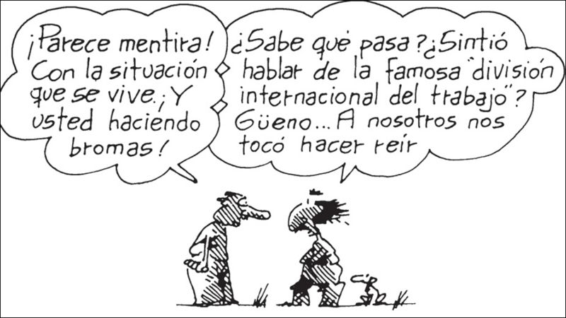 En fotos: "Nos tocó hacer reír", humor gráfico argentino - BBC News Mundo