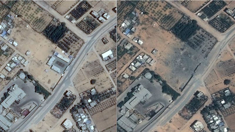 En imágenes: Gaza antes y después de los ataques - BBC News Mundo
