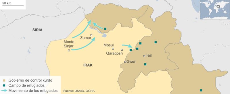 Los seis mapas para entender el conflicto en Irak - BBC News Mundo