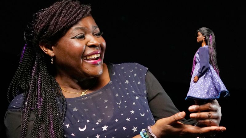 Space scientist Dr Maggie Aderin-Pocock given Barbie honour - BBC News