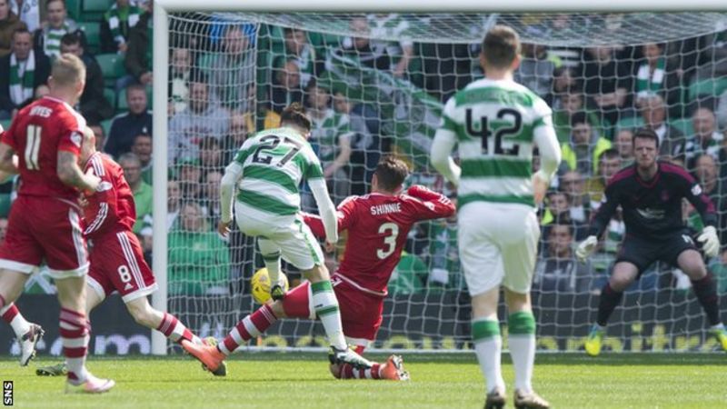 Celtic 3-2 Aberdeen - BBC Sport