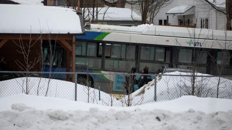 Bus Driver Charged With Murder After Ramming Quebec Nursery Bbc News 2200