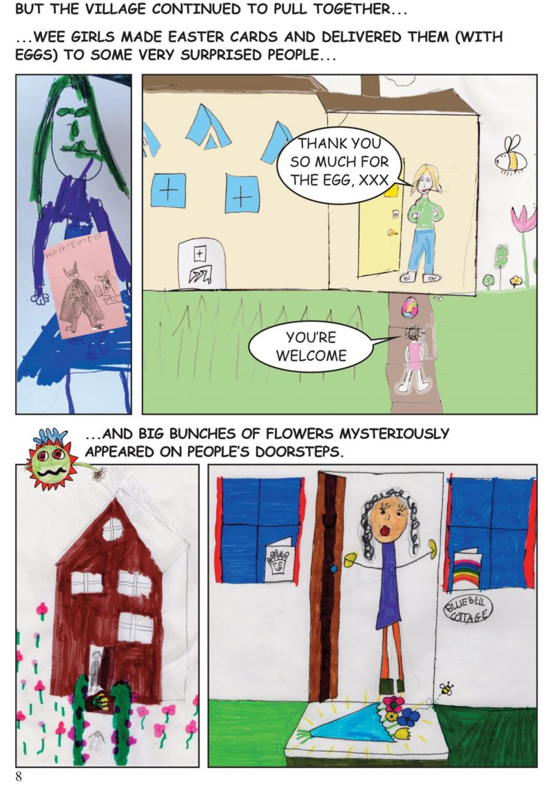 Coronavirus: Comic book writer chronicles village's virus 'fightback ...