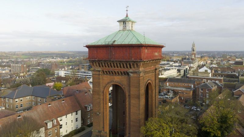 'Jumbo' water tower plans receive lottery funding boost - BBC News