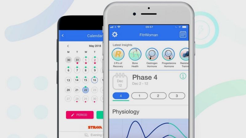How tracking menstrual cycles helps women in sport - BBC News