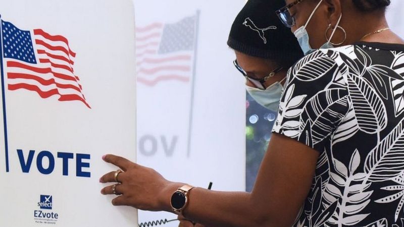 Georgia voting: Fact-checking claims about the new election law - BBC News