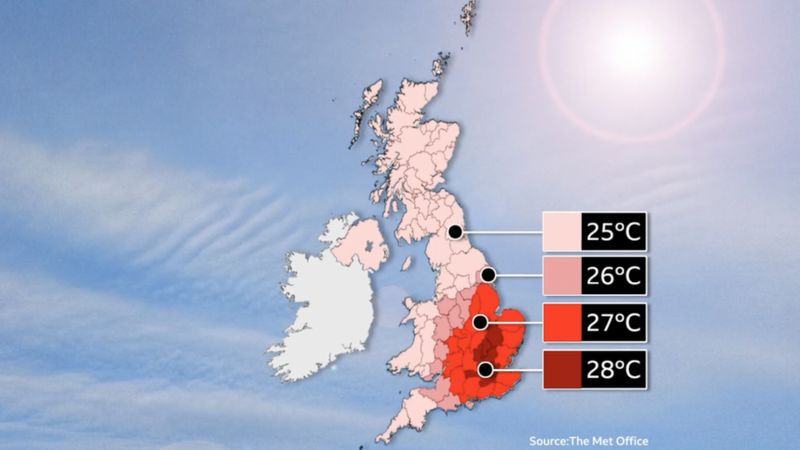 UK heatwave: Flamin' June continues - BBC Weather