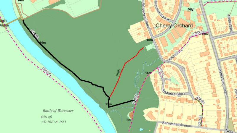 New Worcester path to improve walking and cycling routes - BBC News