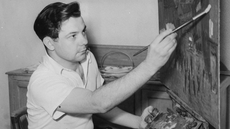 Artist Charles Burton's milestone Cardiff show and book at 90 - BBC News