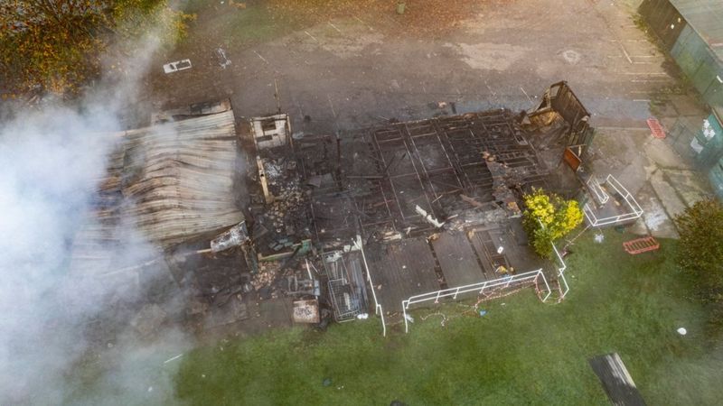 Fire at Gorleston FC's former Emerald Park ground thought to be arson ...