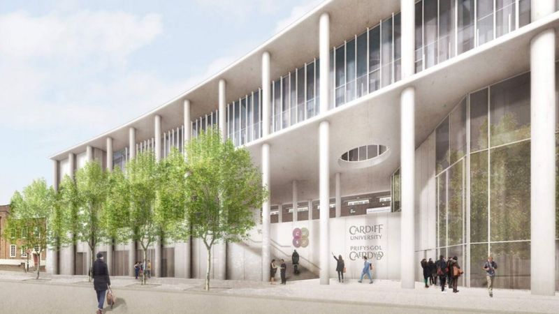 Cardiff University unveils plans for Centre for Student Life - BBC News