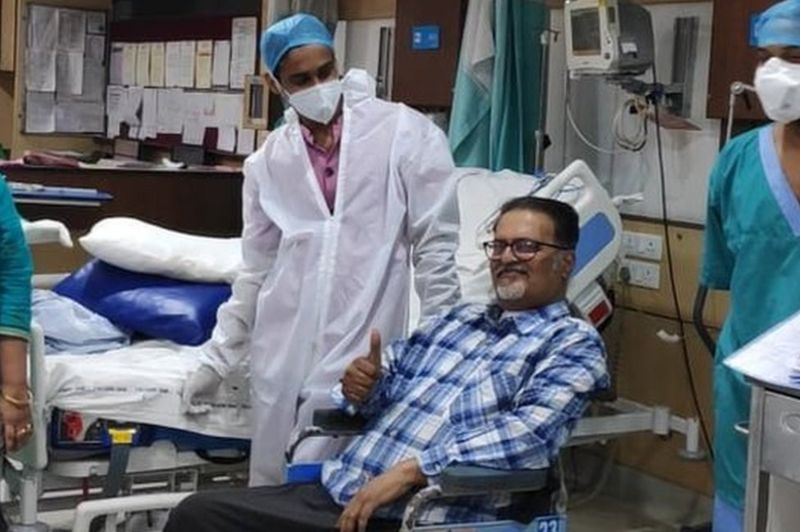 India coronavirus: The man who survived 36 days on a ventilator - BBC News