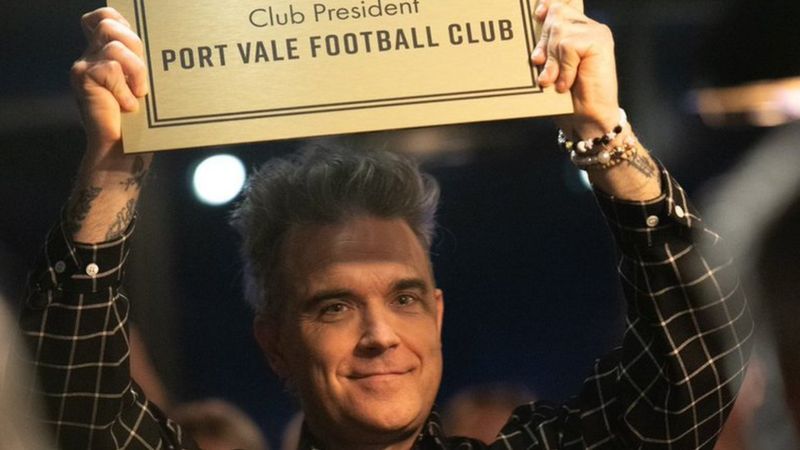 Robbie Williams: Singer named Port Vale club president - BBC News