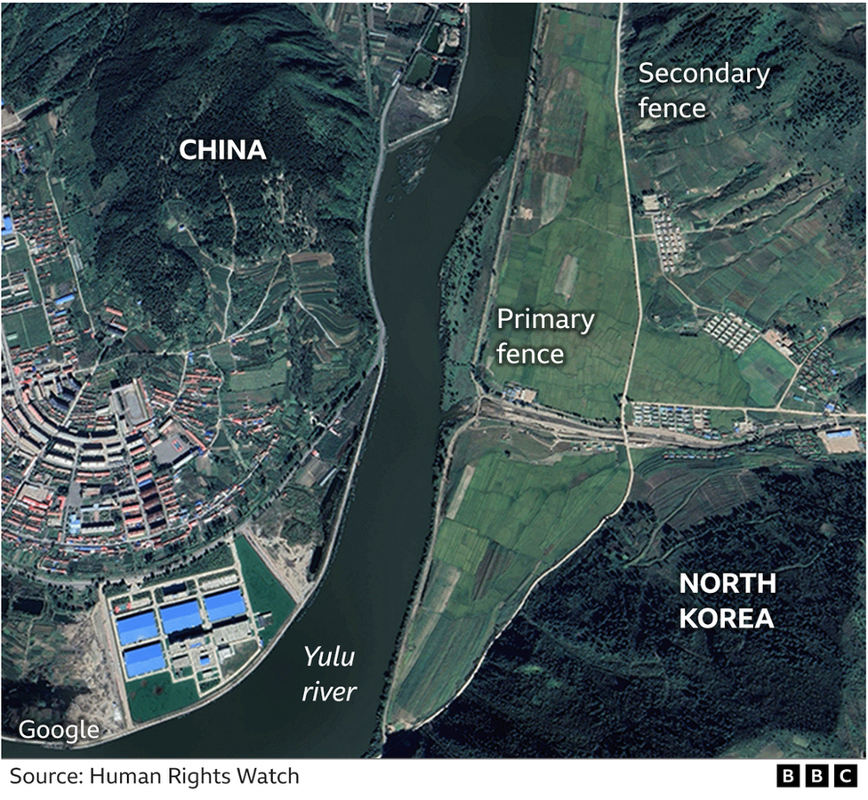Images show North Korea sealing its border with China - BBC News
