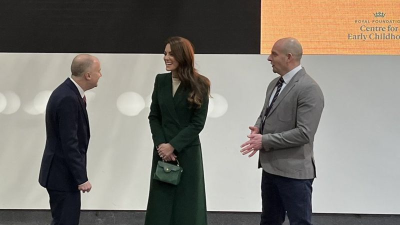 Kate brings early years campaign to Leeds - BBC News