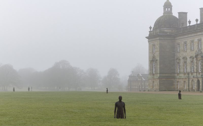 Sir Antony Gormley: Artist's iron men take over grounds of Norfolk ...