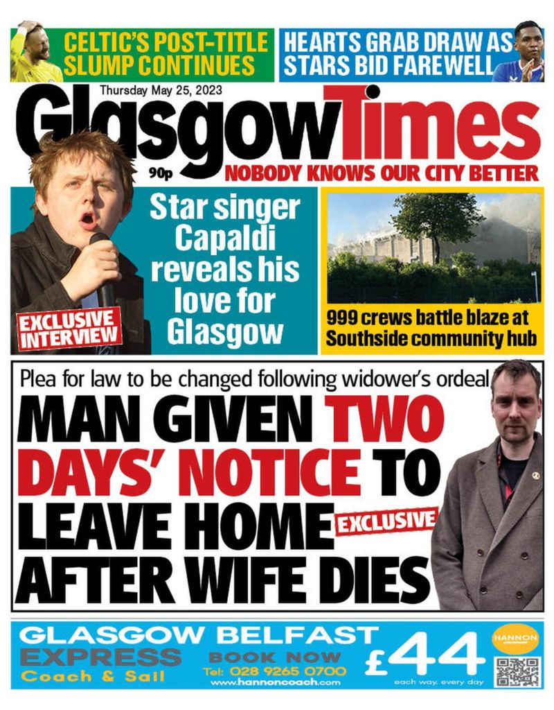 Scotland's Papers: 'Medieval' murderer jailed and 'simply the best ...