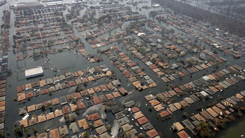 Hurricane Katrina: UK satellite revisits New Orleans 10 years on - BBC News