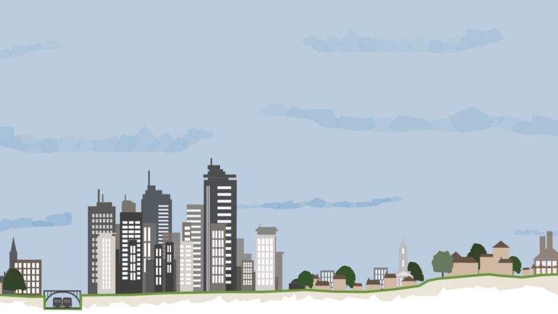 Token Homes: The sculpture that sums up the housing crisis - BBC News