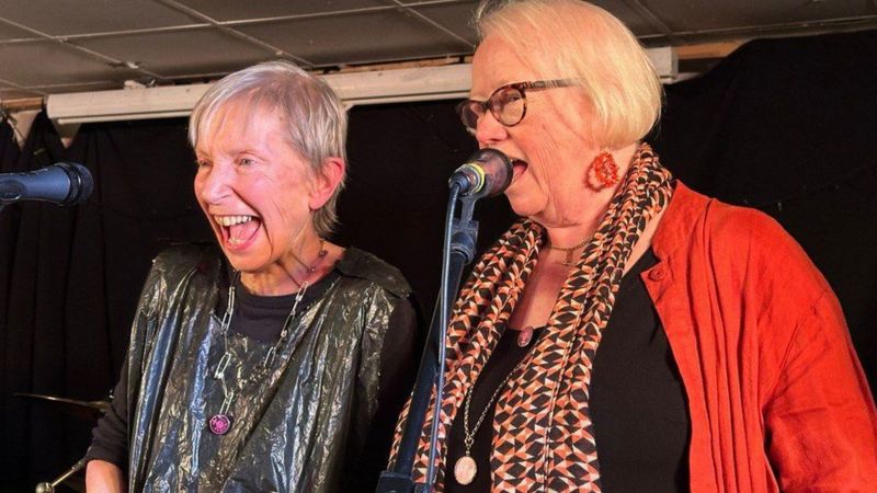 The horMones: Over-50s punk band aims to inspire and encourage - BBC News
