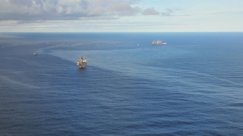 Production restarts at BP Clair platform after leak - BBC News