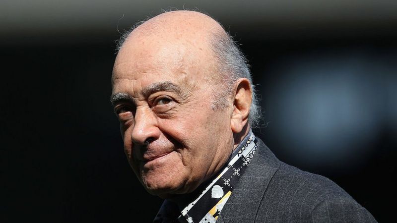 Mohamed Al Fayed: Former Harrods owner dies at 94 - BBC News