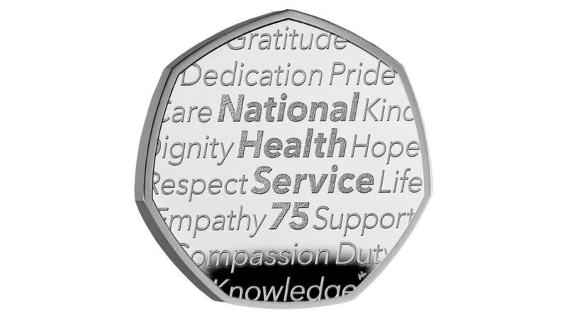 NHS: Royal Mint releases special 75th anniversary 50p coin - BBC Newsround