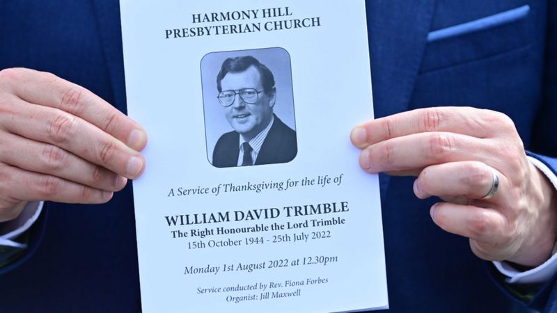David Trimble funeral in pictures - BBC News