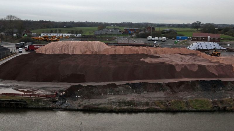 Inside the UK's largest salt mine - BBC News