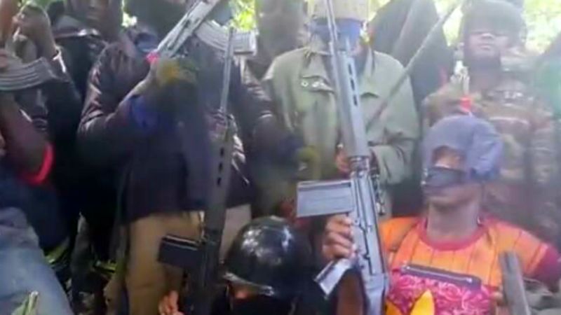 Cameroon conflict: 'I go to a secret school' - BBC News