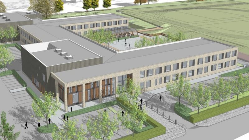 Leckhampton: £35m carbon neutral high school opens in Cheltenham - BBC News