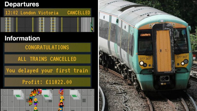Southern rail strikes set for Christmas and New Year's Eve - BBC News