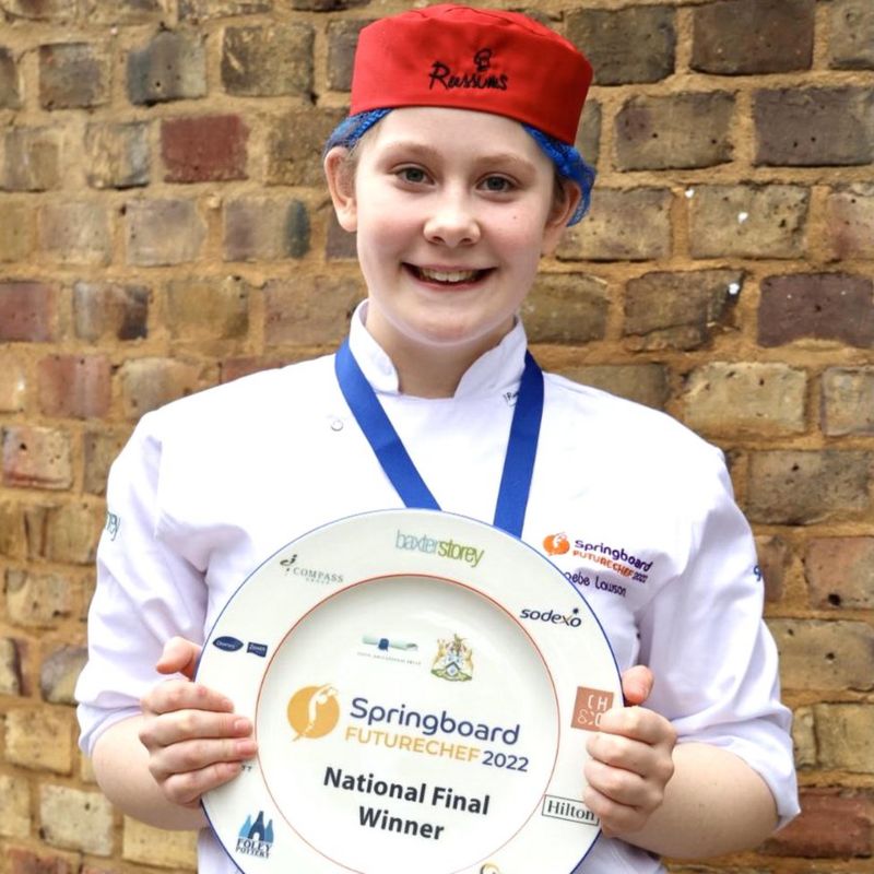 Aberdeenshire schoolgirl chef wins national cooking contest - BBC News