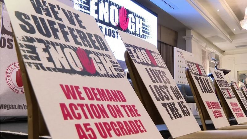 A5 road upgrade to be completed by 2028, official says - BBC News