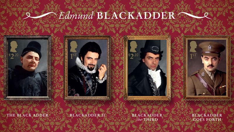 Blackadder's 40th anniversary celebrated with new stamps - BBC News