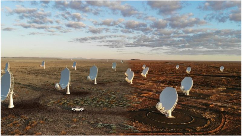 Square Kilometre Array: 'Lift-off' for world's biggest telescope - BBC News