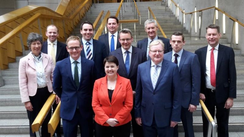 Scottish Conservatives unveil 'shadow cabinet' - BBC News