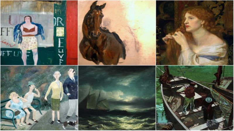 Illuminating facts about the UK's art collection - BBC News