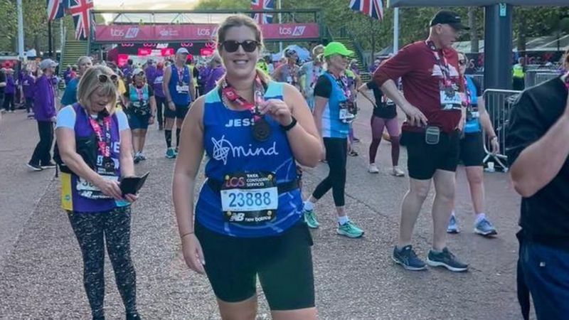 London Marathon: Bristol woman's joy at finishing after lockdown stress ...