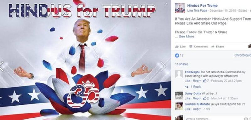 Meet the Muslims, Sikhs and Hindus supporting Trump - BBC News