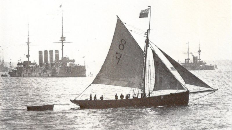 Largest wooden sailing ship being built in Truro - BBC News