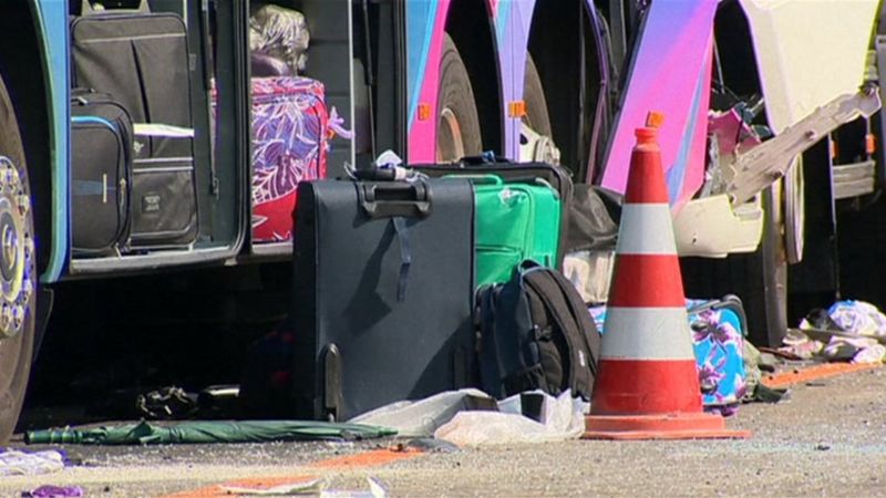 Welsh coach crash in Switzerland injures 41 people - BBC News