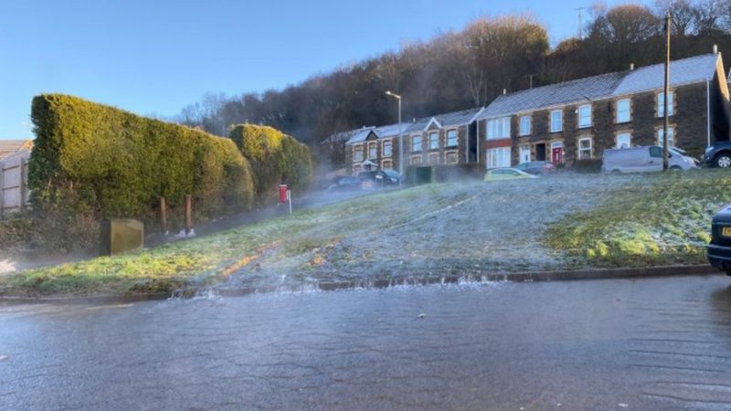 Skewen flood: Mine shaft 'blow out' may have flooded village - BBC News
