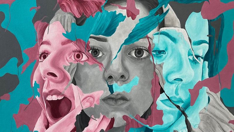 Sixth-form students use art to explore the future of the planet - BBC News