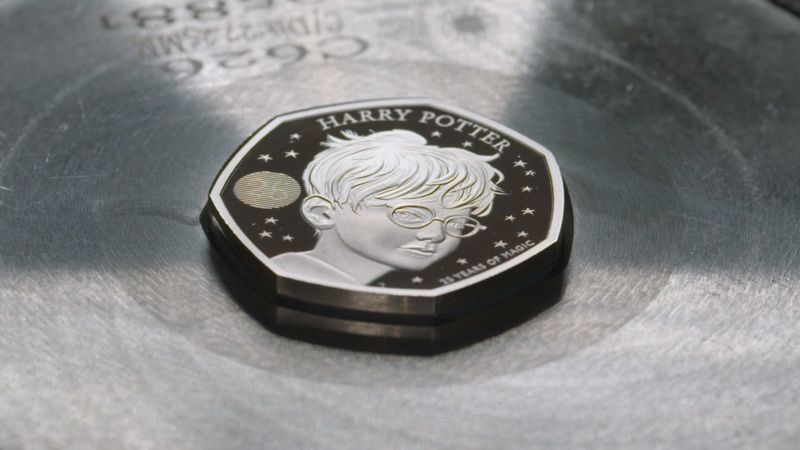 Magical Harry Potter-themed 50p coins to be released - BBC Newsround
