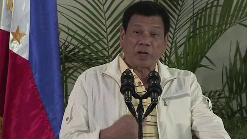Philippines President Duterte Once Killed Man With Uzi Bbc News