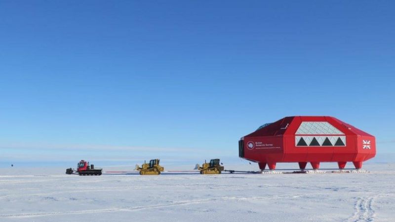 UK completes Antarctic Halley base relocation - BBC News